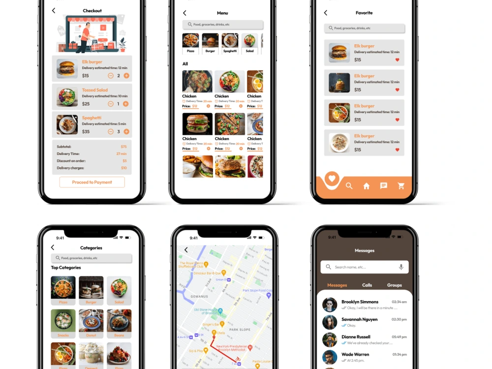 An amazing design of a mobile app wireframe | Upwork