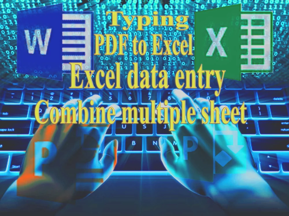 Data Entry Job, Copy Paste, PDF to Word/Excel conversion, Online Research | Upwork