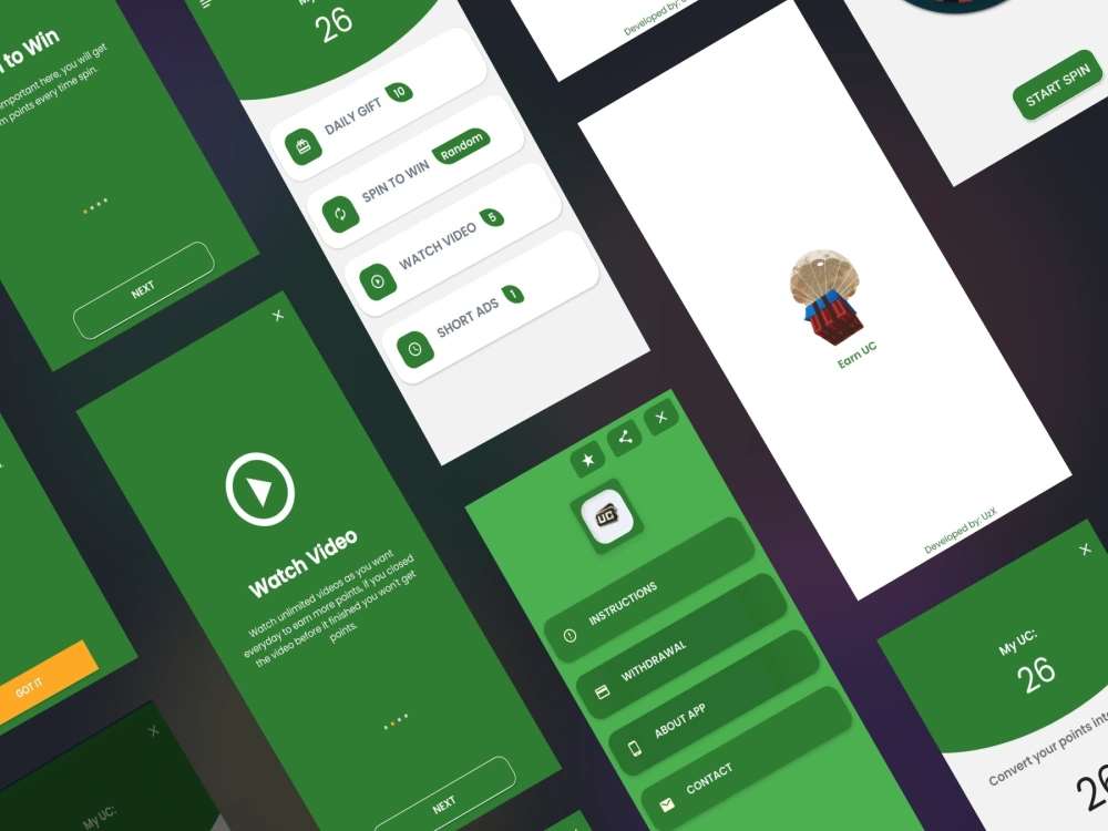 EARN UC APP | PUBG | Upwork