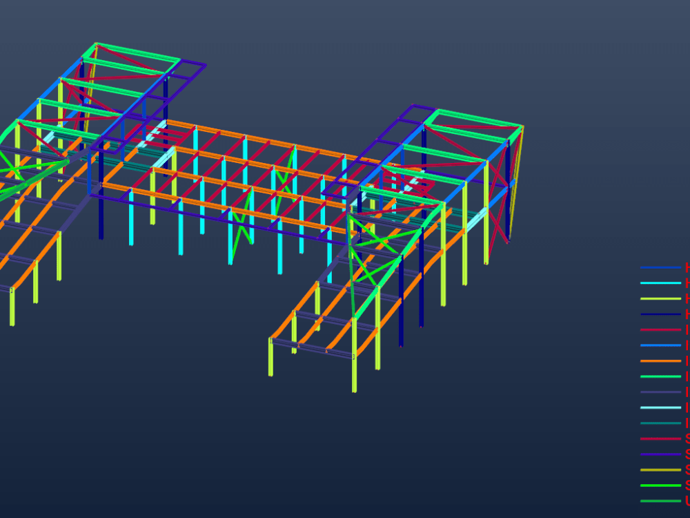 A steel structure calculations for industrial/ office/ houses ...