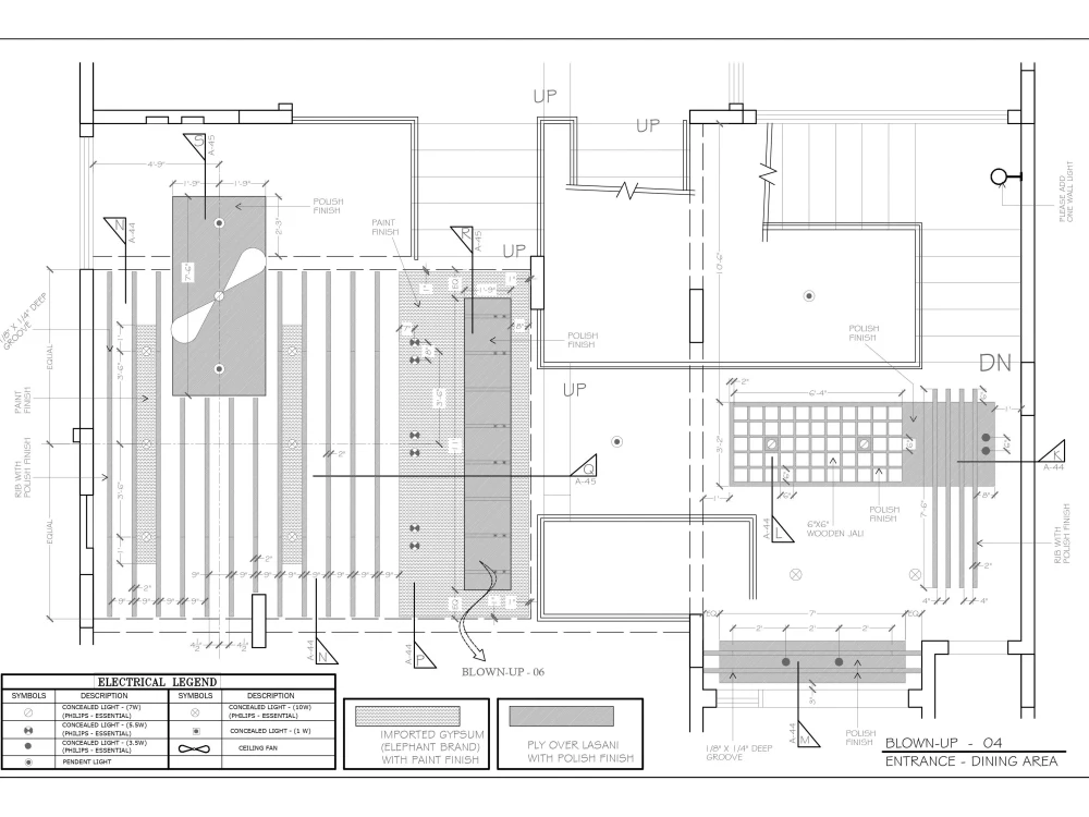 Professional false ceiling drawings in AutoCAD | Upwork