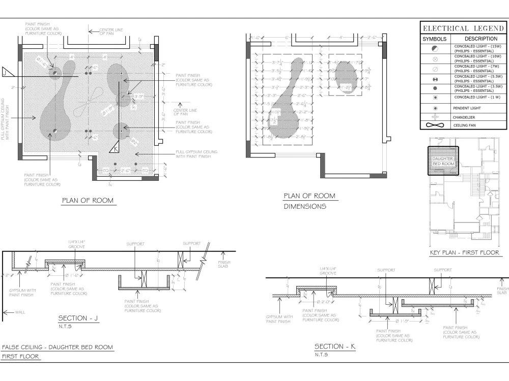 Professional false ceiling drawings in AutoCAD | Upwork