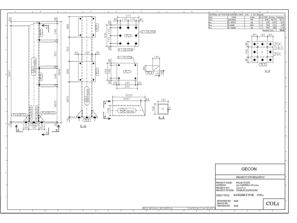 3d model, drawings and detailing of steel structures in tekla ...
