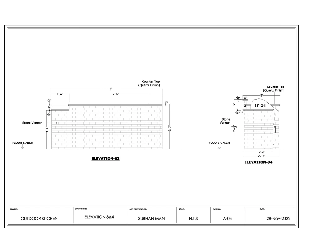 Professional Kitchen drawings in AutoCAD | Upwork