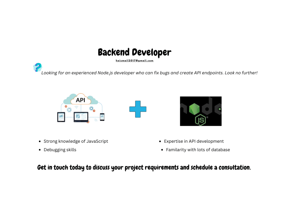 A backend rest API server to be integrated with any client-side app ...