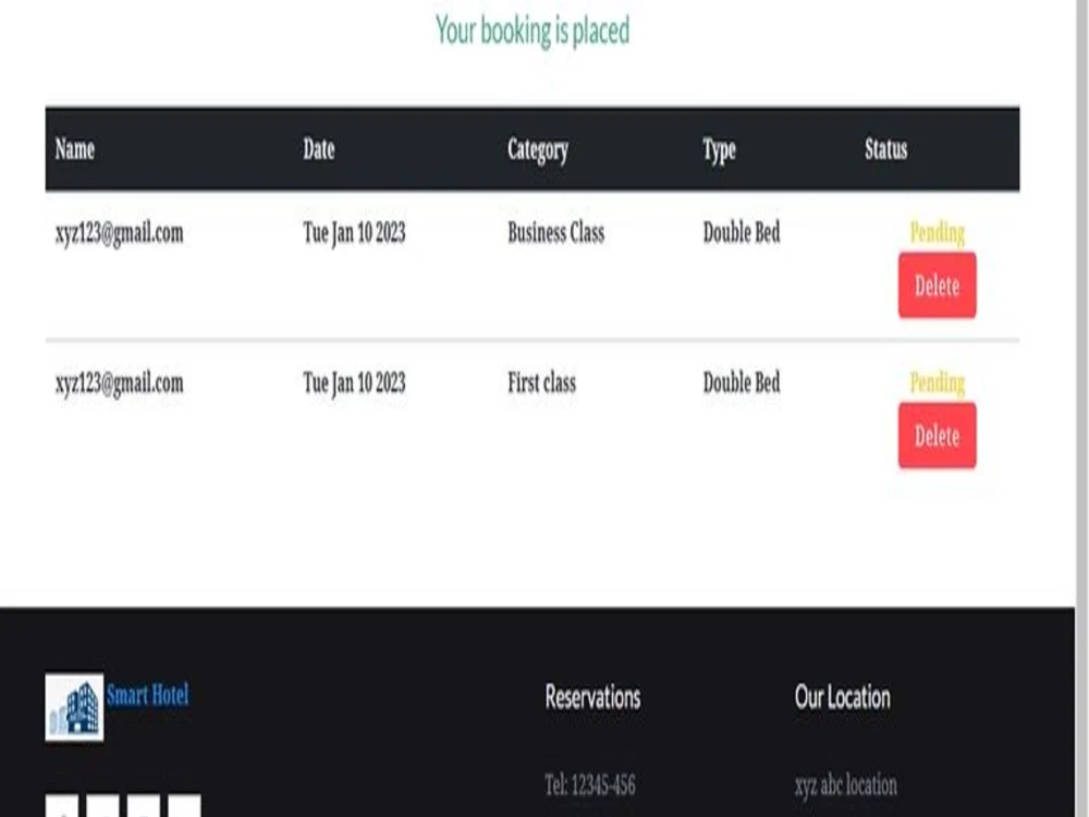 Hotel Room Reservation Website | Upwork