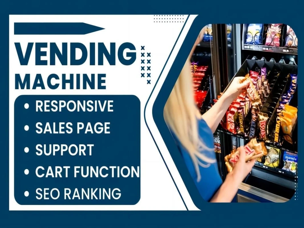 Design a professional website for your vending machine business | Upwork