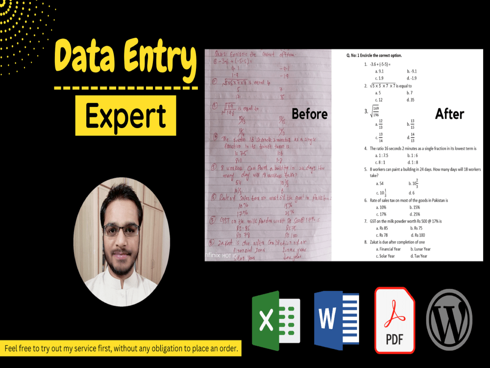 Fast and Reliable Data Entry, Collection & Document Conversions Services | Upwork