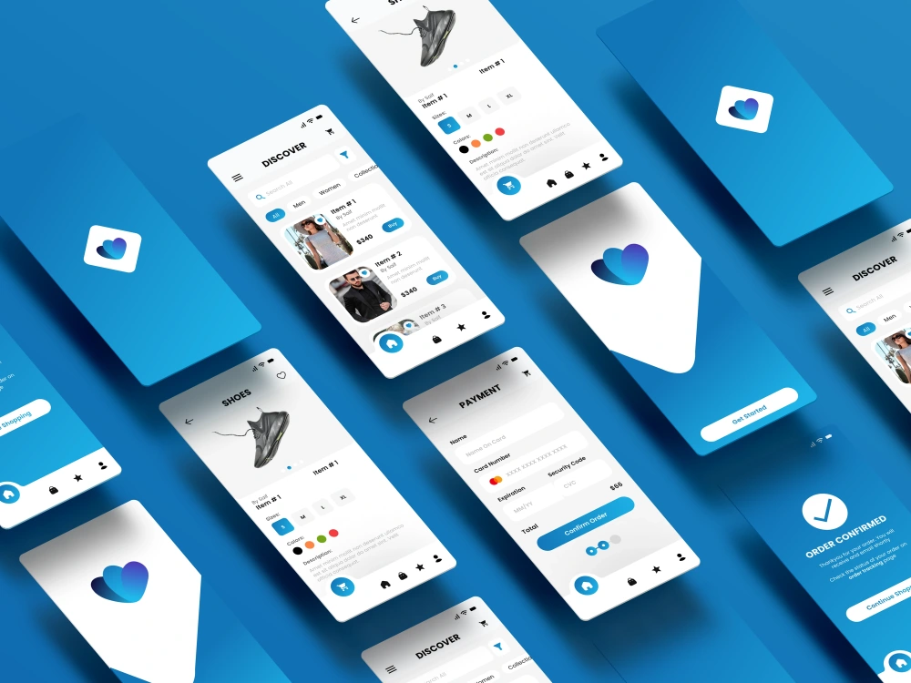 A creative mobile app UI design in Figma | Upwork