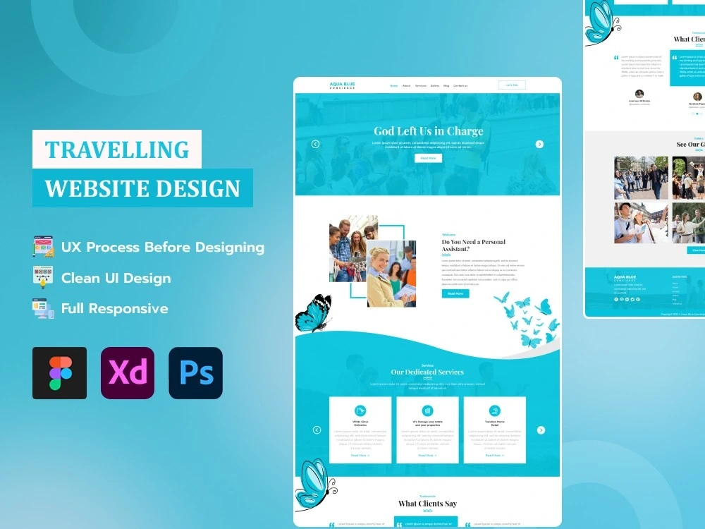 A creative and unique website UI/UX design in Figma | Upwork