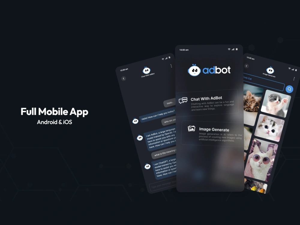 AdBot - ChatGPT Open AI Android and iOS App | Upwork