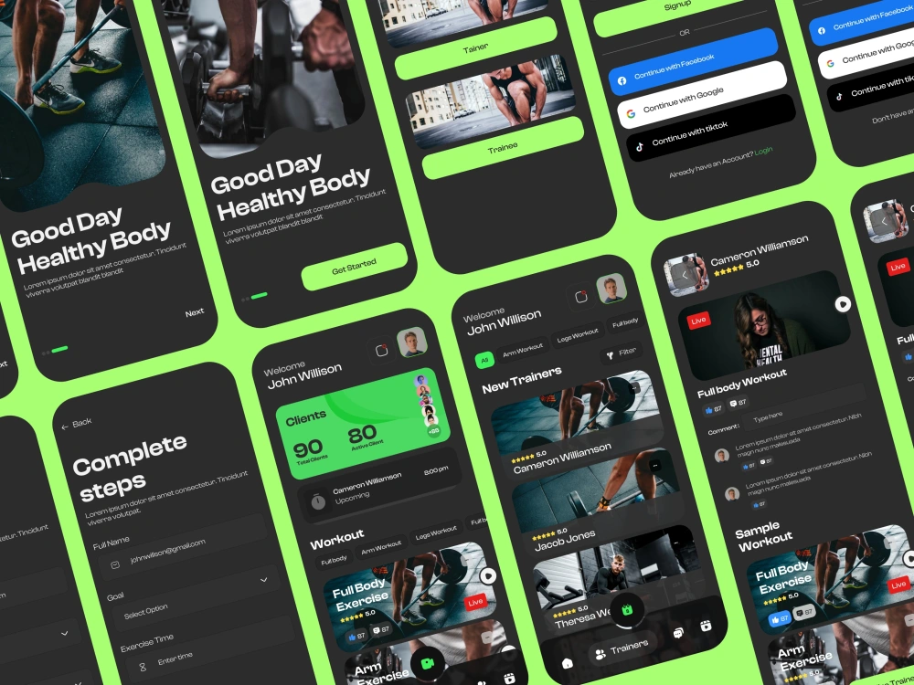 An amazing web & app Designs | Upwork