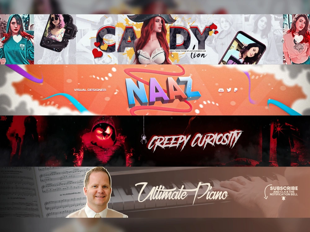 An outstanding youtube banner | Upwork