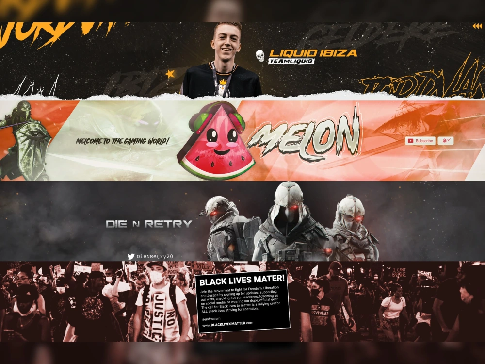 An outstanding youtube banner | Upwork