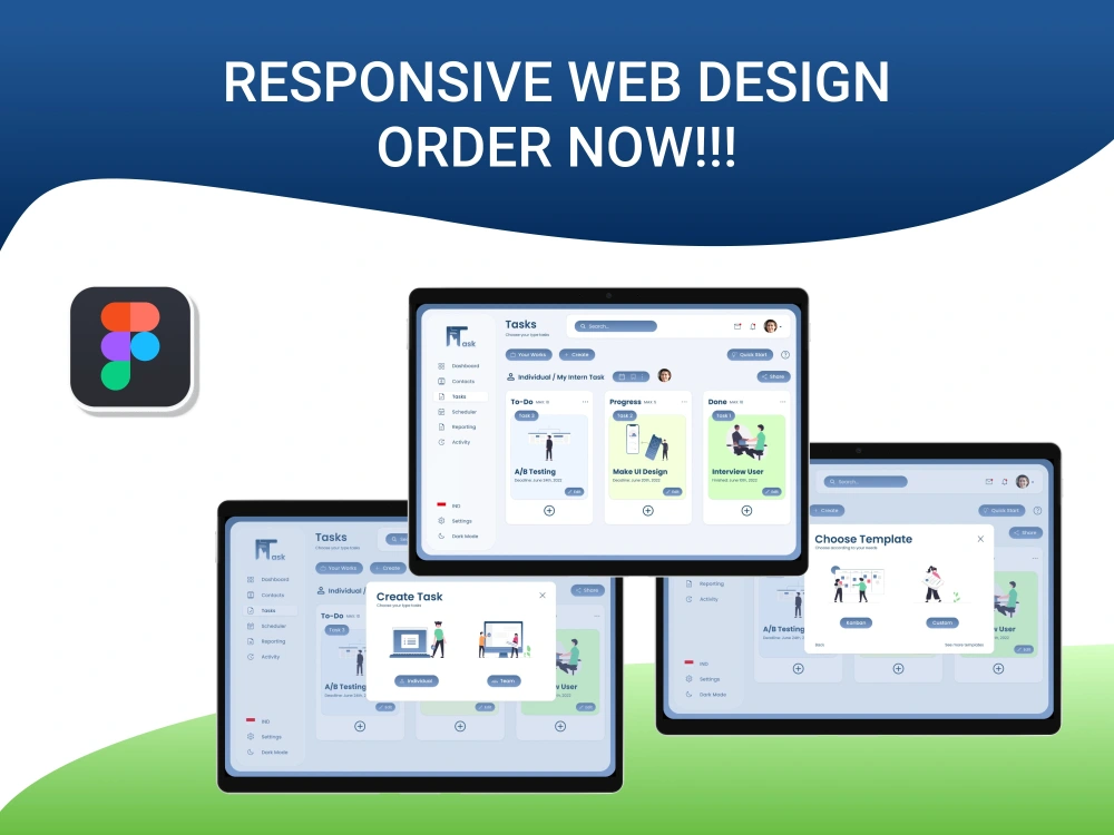 Responsive UI Web Design in Figma | Upwork