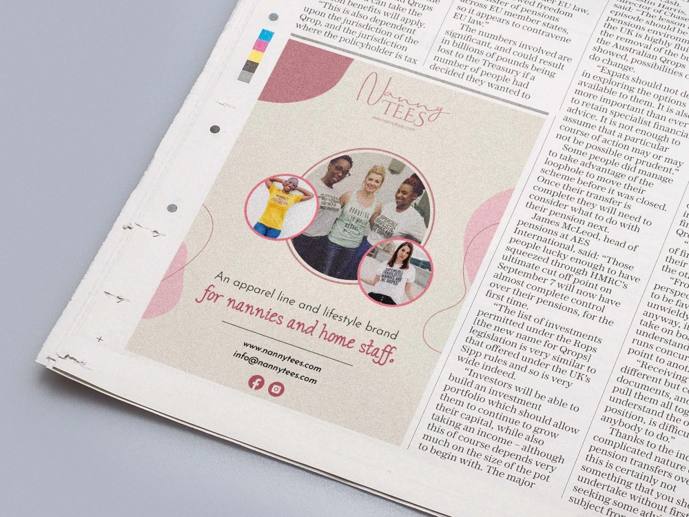 Ready to print newspaper magazine ad posters flyers advertisement ...