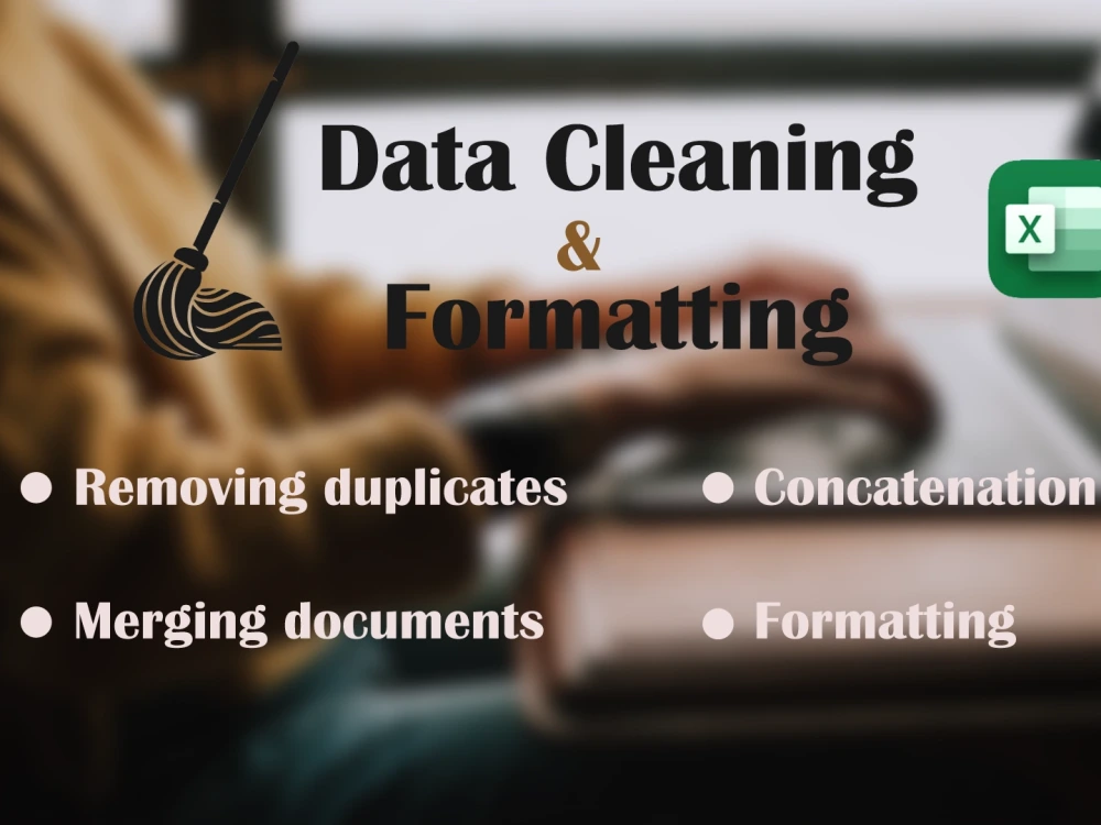 Data cleansing and data formatting of up to 1000 rows and 7 columns. | Upwork