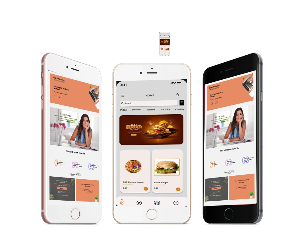 A professional ui ux design for mobile app /figma /adobe XD | Upwork
