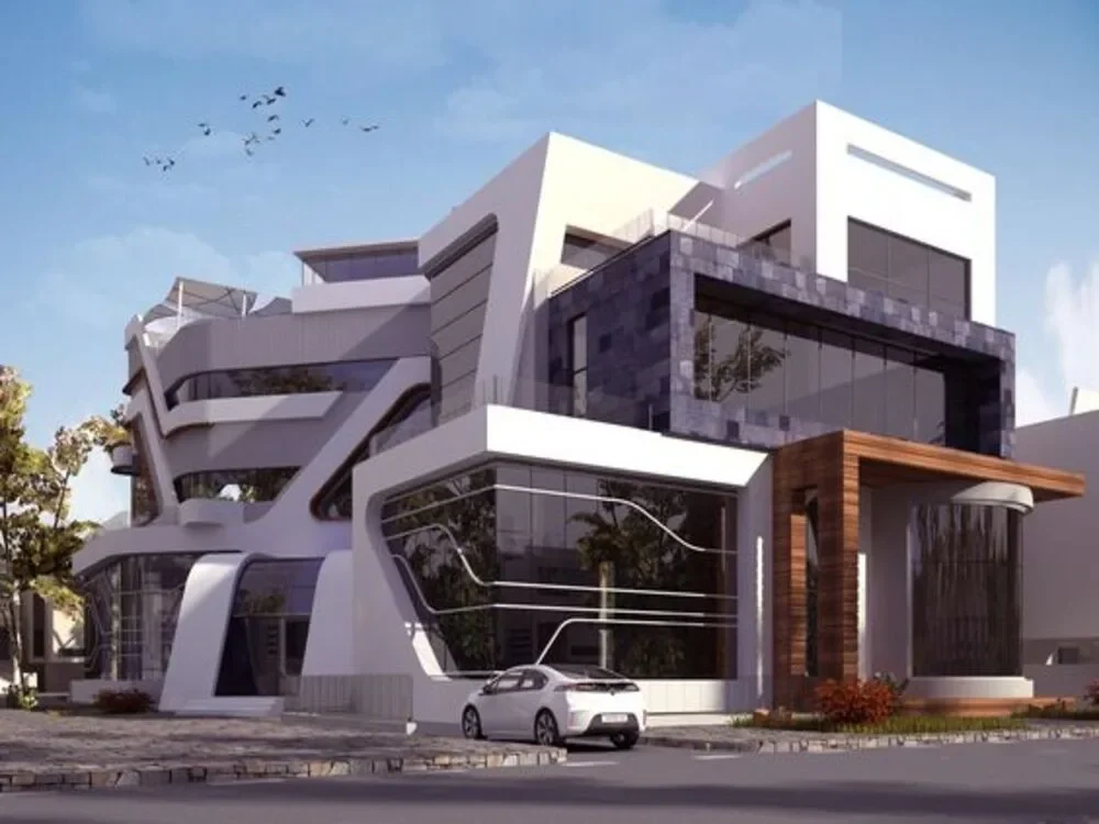 Modern and unique house design, interior, exterior house design 2d,3ds ...