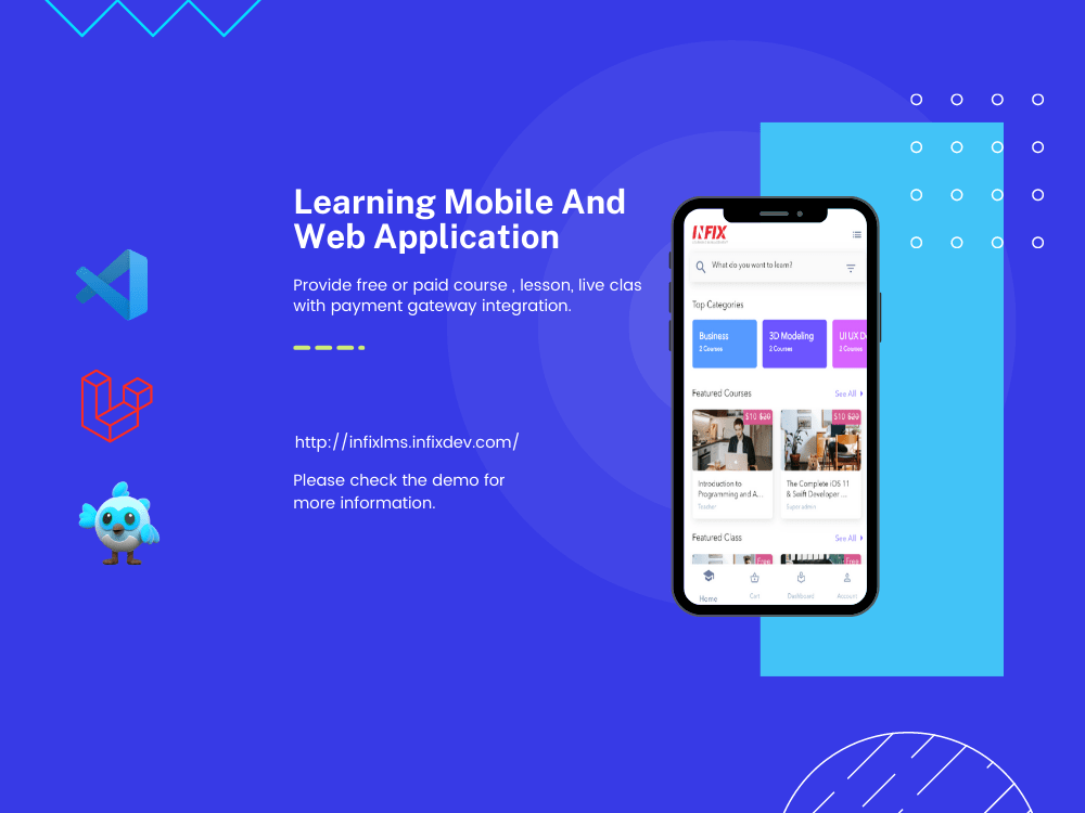 Learning management system mobile and web app with admin panel | Upwork