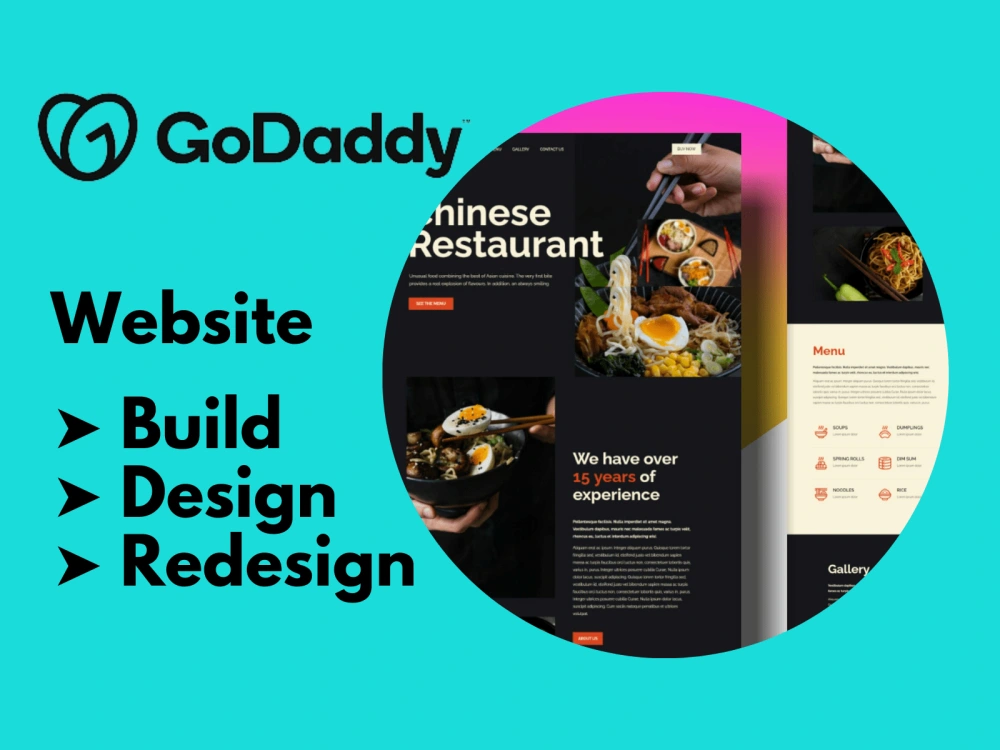 A Godaddy Website, Design and Redesign Godaddy website, Godaddy Store ...