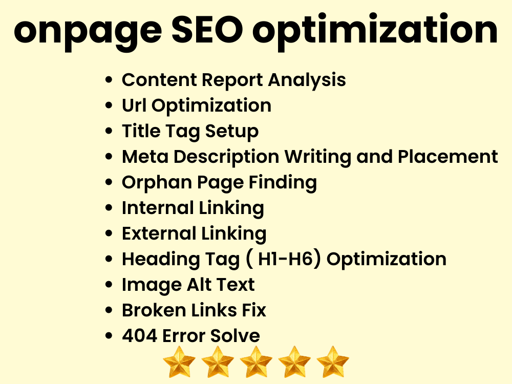 Onpage SEO Optimization to increase organic traffic | Upwork