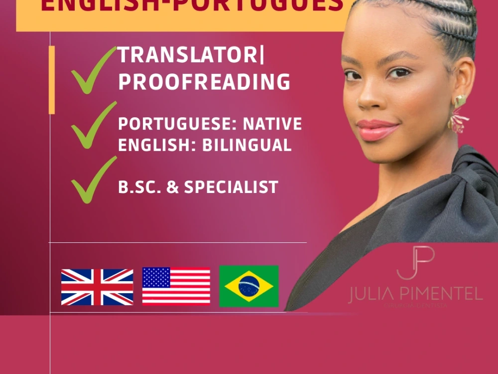 A native Portuguese TRANSLATOR 🗣 and PROOFREADER | Upwork