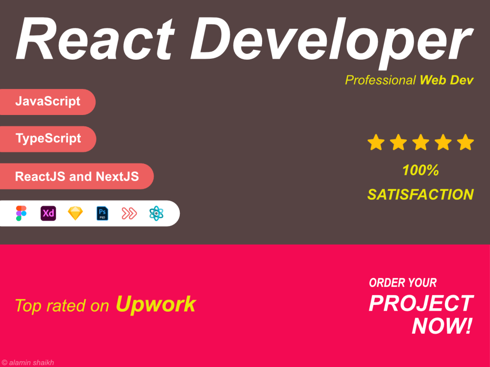 React Developer React Frontend Developer Next Js Typescript Upwork