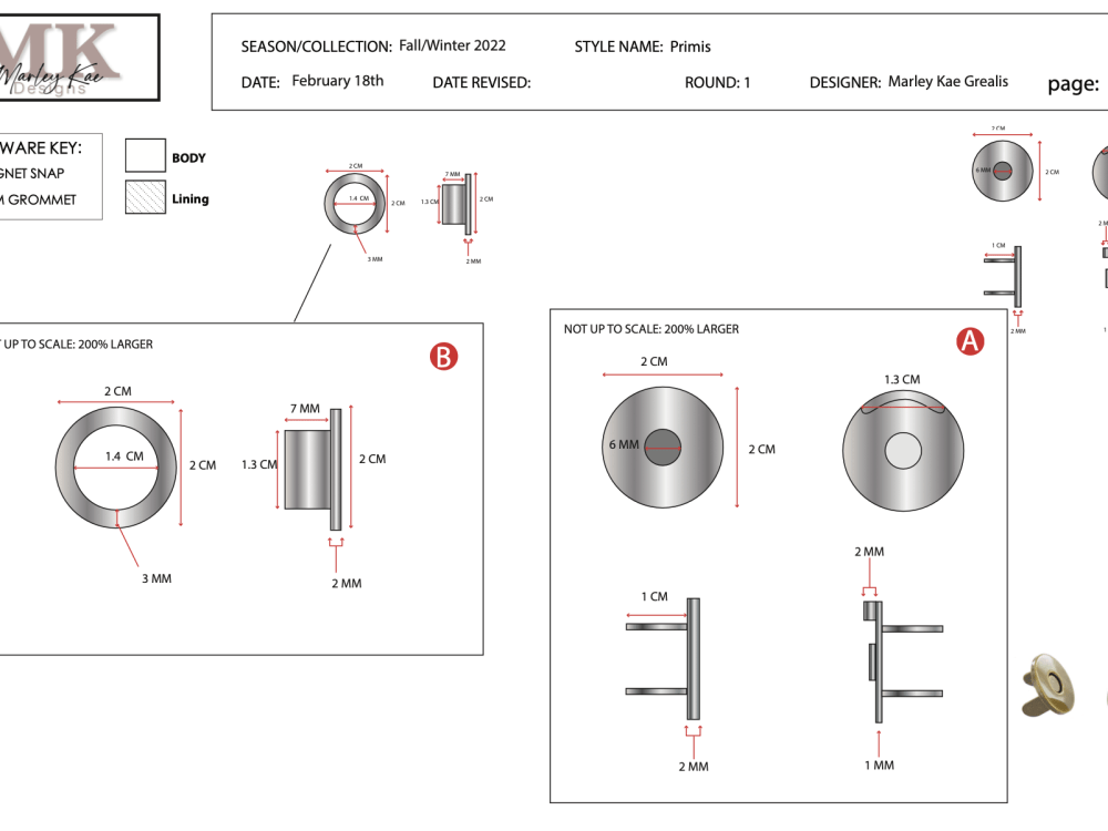 A Full Detailed Apparel or Accessory Techpack | Upwork