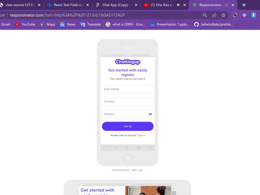 React/next/tailwind/MUI/ANT design responsive web app | Upwork