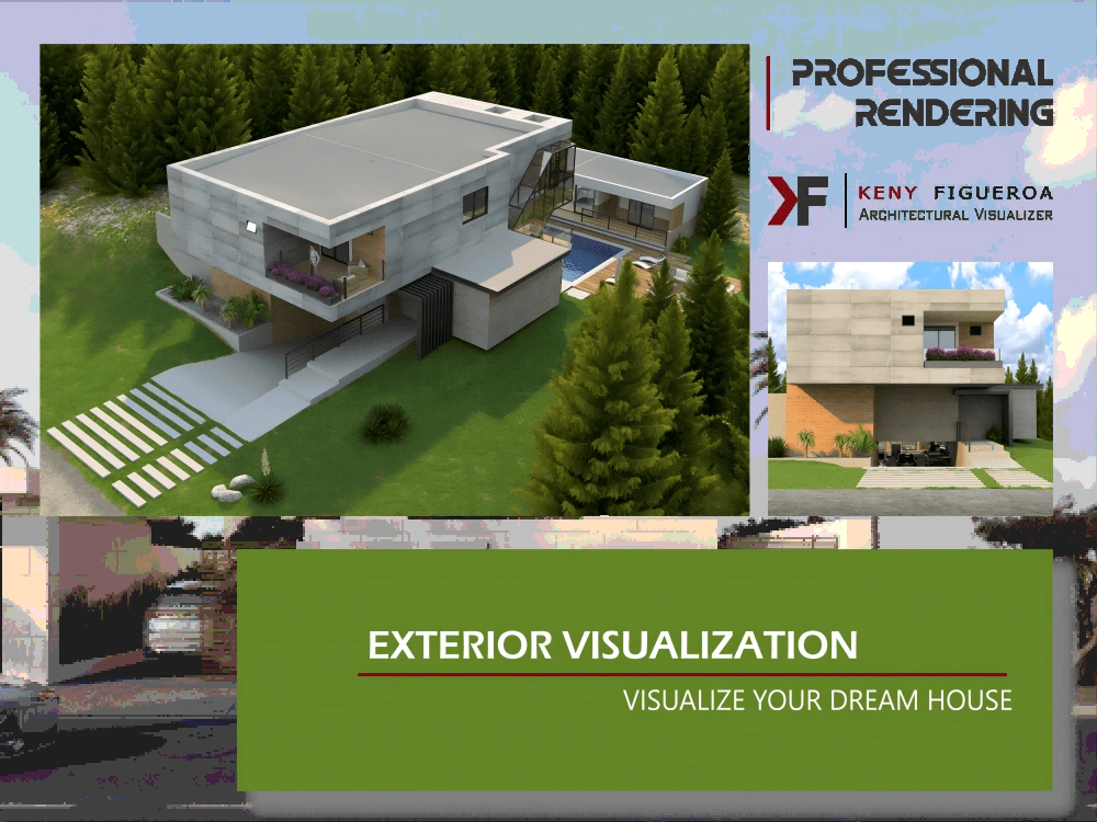 To create professional realistic visualizations | Upwork