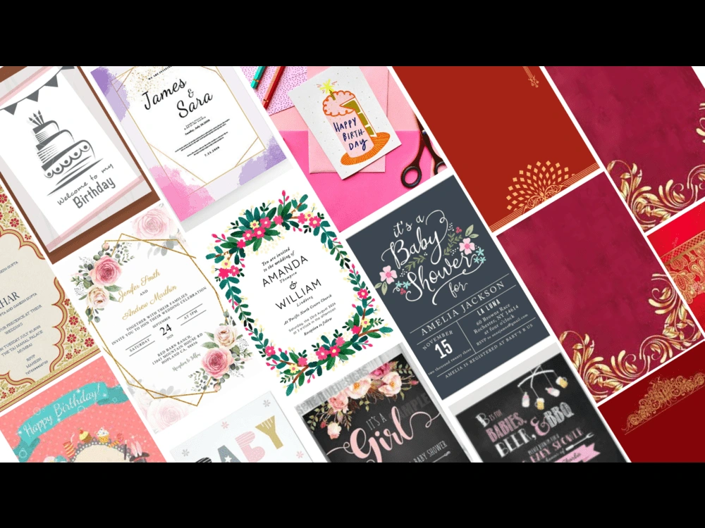 Any invitation card design & custom greeting cards | Upwork