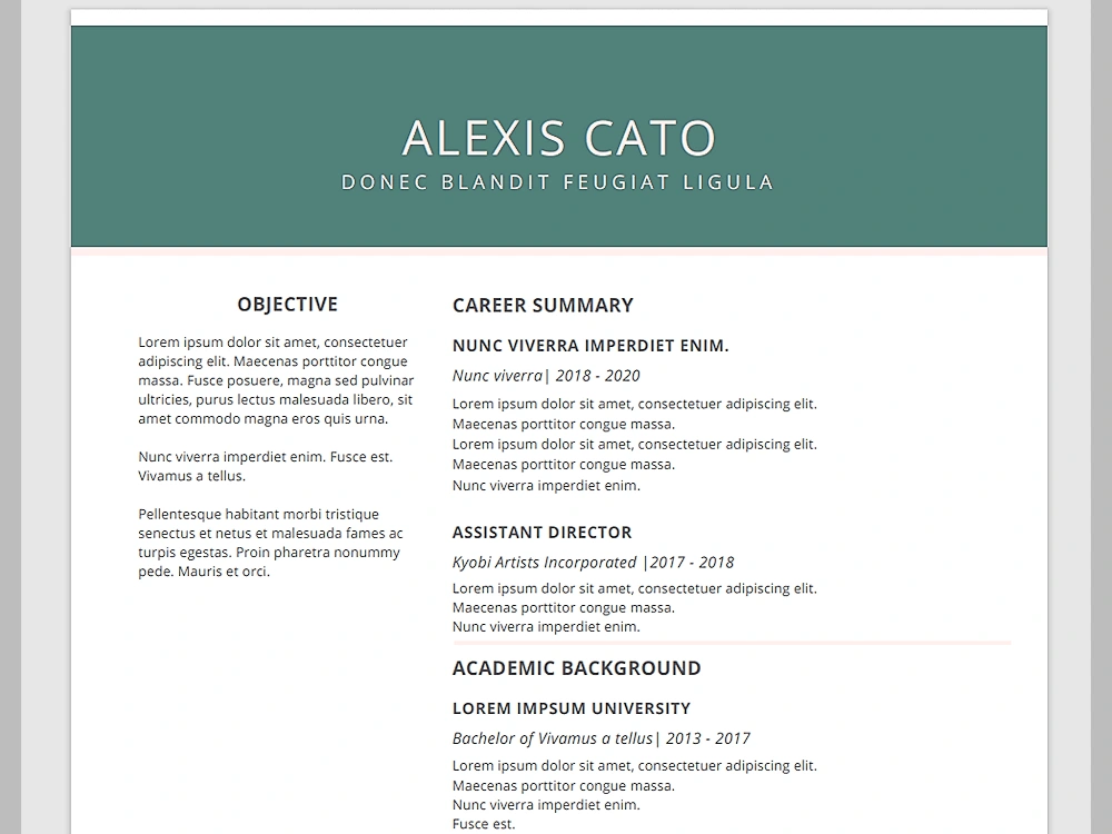 A custom designed resume tailored to your next role | Upwork