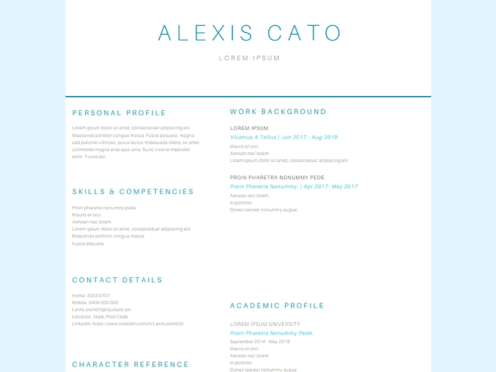 A custom designed resume tailored to your next role | Upwork