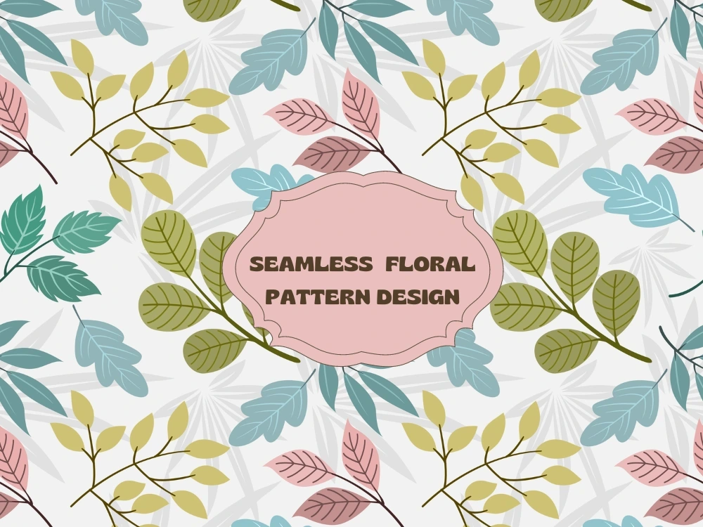 Professional vector, repeating, seamless, floral pattern design | Upwork
