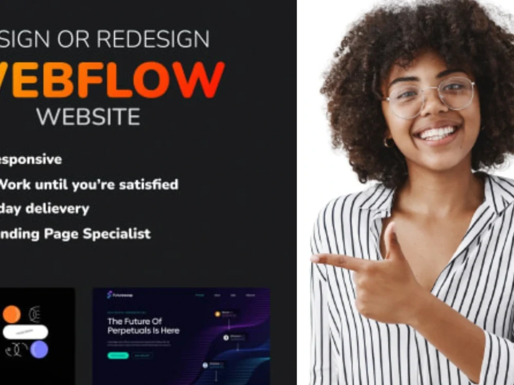 Stunning responsive webflow, Website design, redesign, Figma to webflow | Upwork