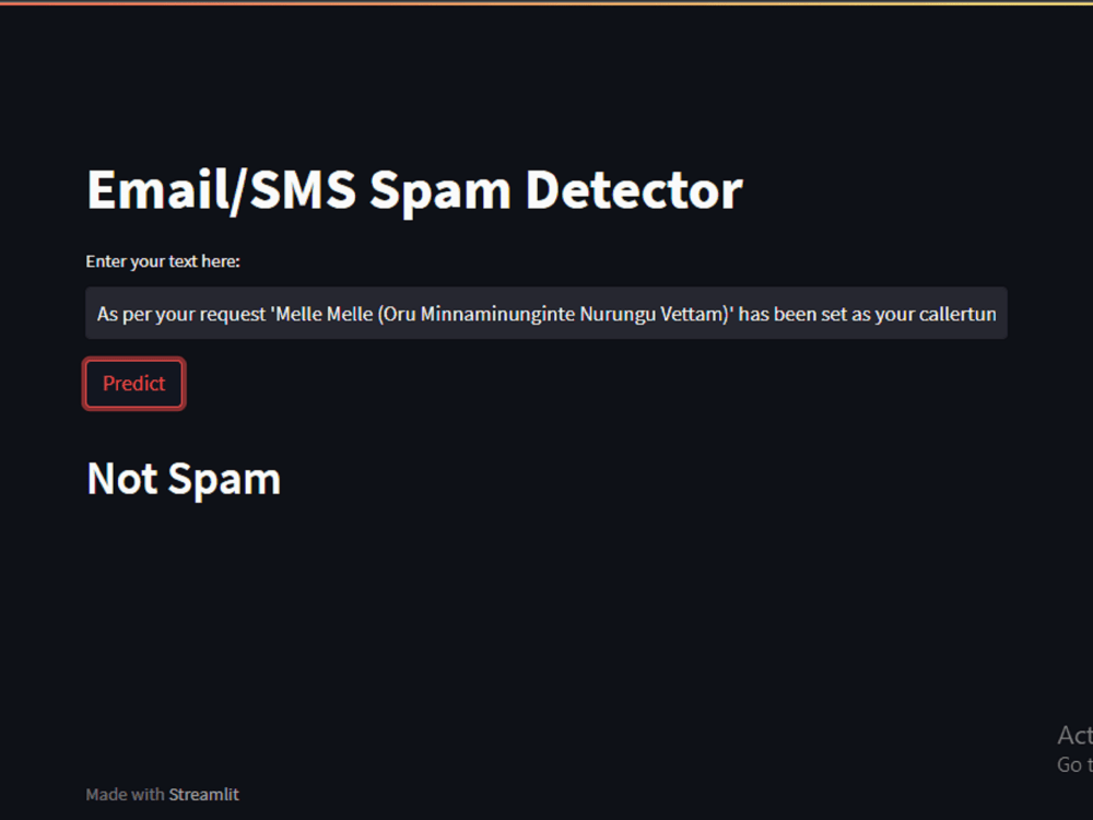 SMS/Email Spam Detection System | Upwork