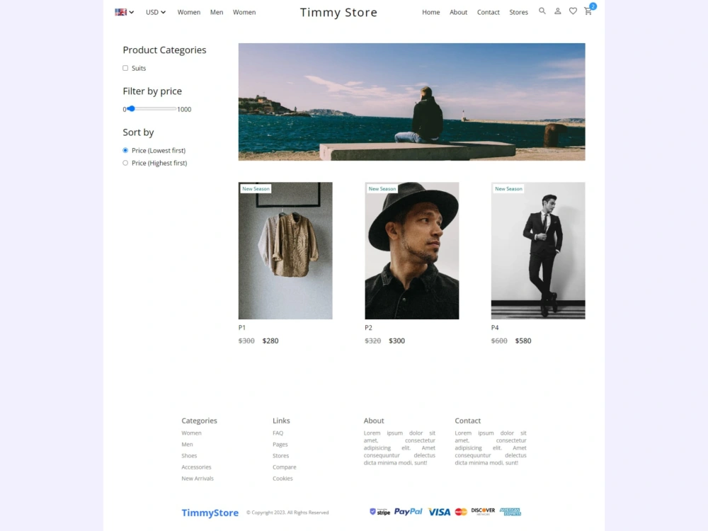 A Complete React E-commerce website with Strapi & Stripe payment method.. | Upwork