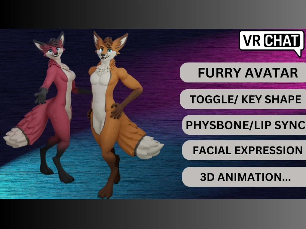 VRChat Avatar Modding, Port 3D Player models for gmod, sfm, character | Upwork