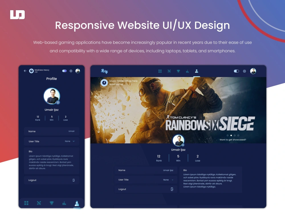 Responsive website UI/UX design, web UI or landing page UI design in Figma | Upwork