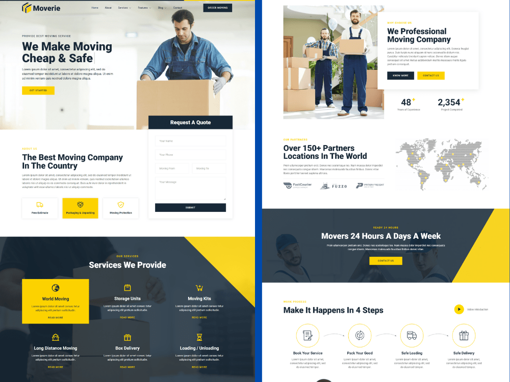 Logistics Website, Freight Broker, cargo website, Packers & Movers ... Logistics Website, Freight Broker, cargo website, Packers & Movers ...