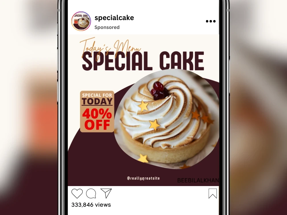 An elegant Backery post designs for social media | Upwork