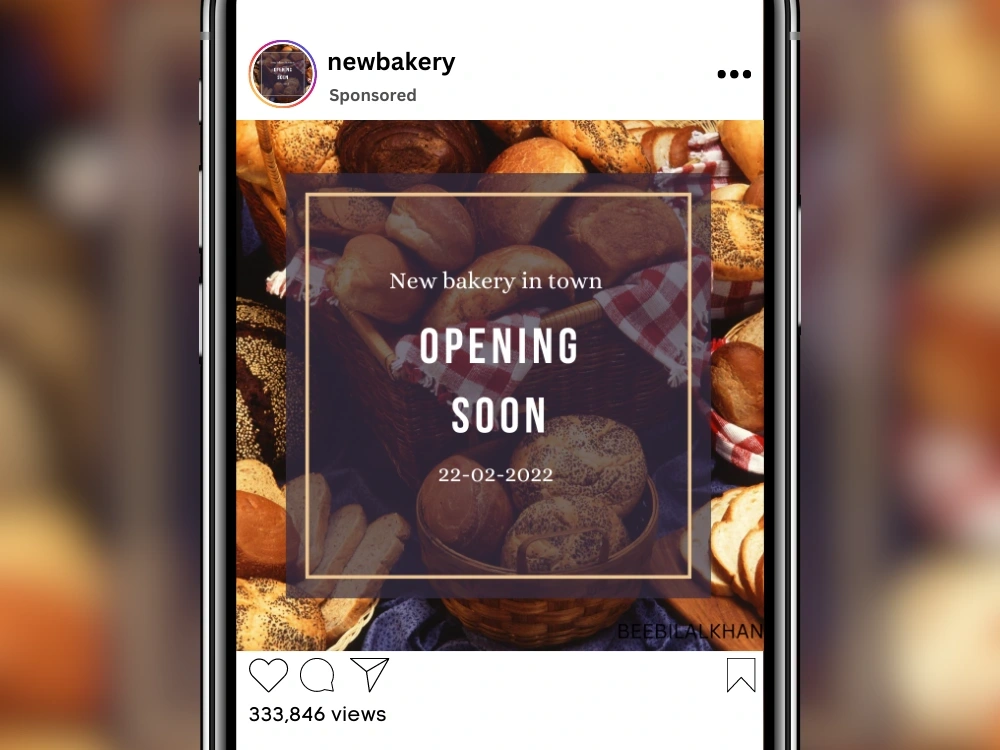 An elegant Backery post designs for social media | Upwork