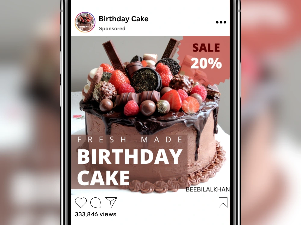 An elegant Backery post designs for social media | Upwork