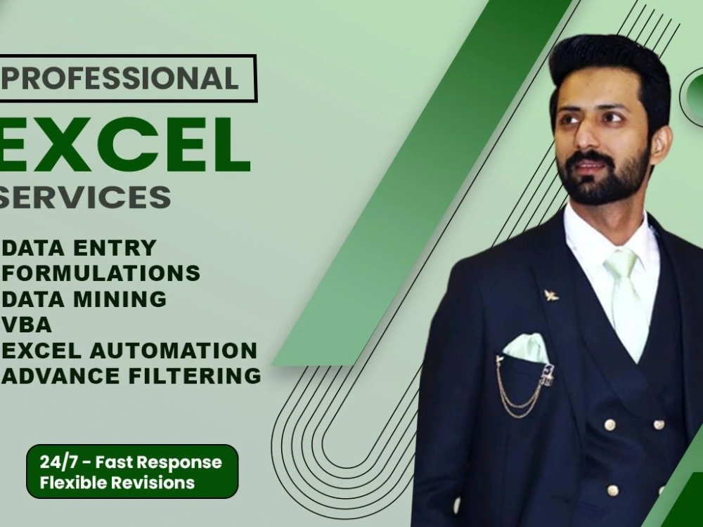 Excel Data Entry, PDF to Excel, Vba formulas or professional dashboard | Upwork