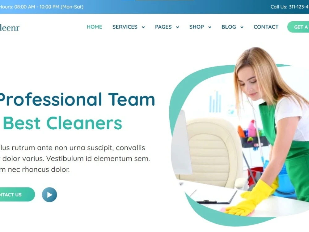 Cleaning service website , booking koala website, house cleaning ...