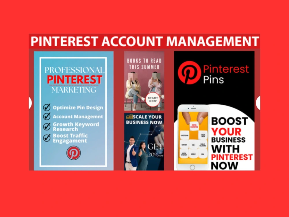 Pinterest marketing manager, design pins for traffic boost | Upwork