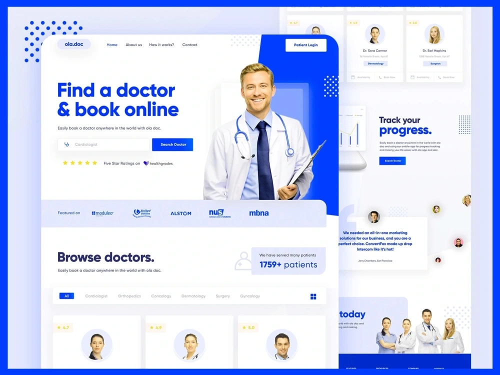 Create attractive HTML and WordPress landing page design | Upwork