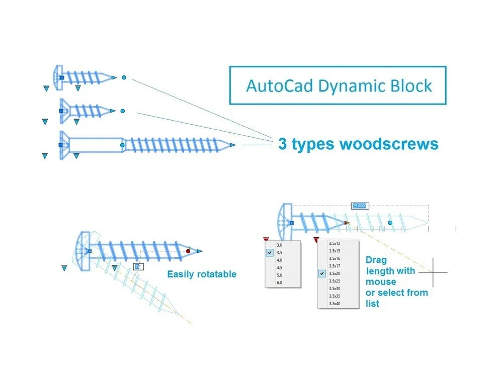 Custom Dynamic AutoCad Blocks to Streamline your Designs and Save Time ...