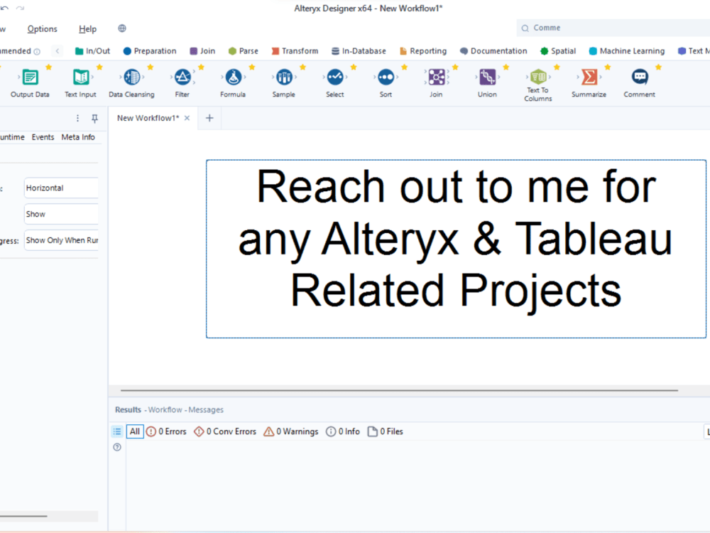 An Optimised Alteryx Workflow | Upwork